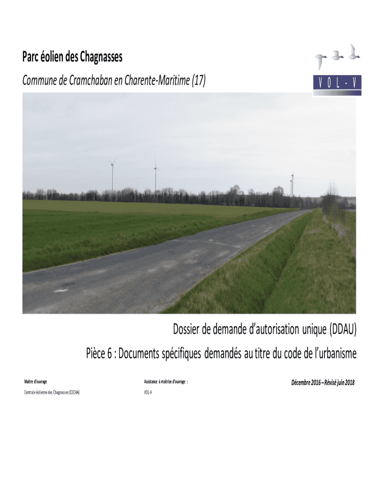 Remplissable En Ligne Parc olien des Chagnasses Dossier de demande d' ... Fax Email Imprimer ...