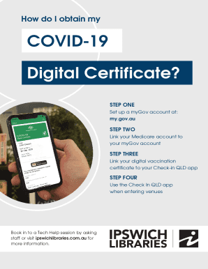 Fillable Online COVID-19 digital certificate as proof Fax Email Print - pdfFiller