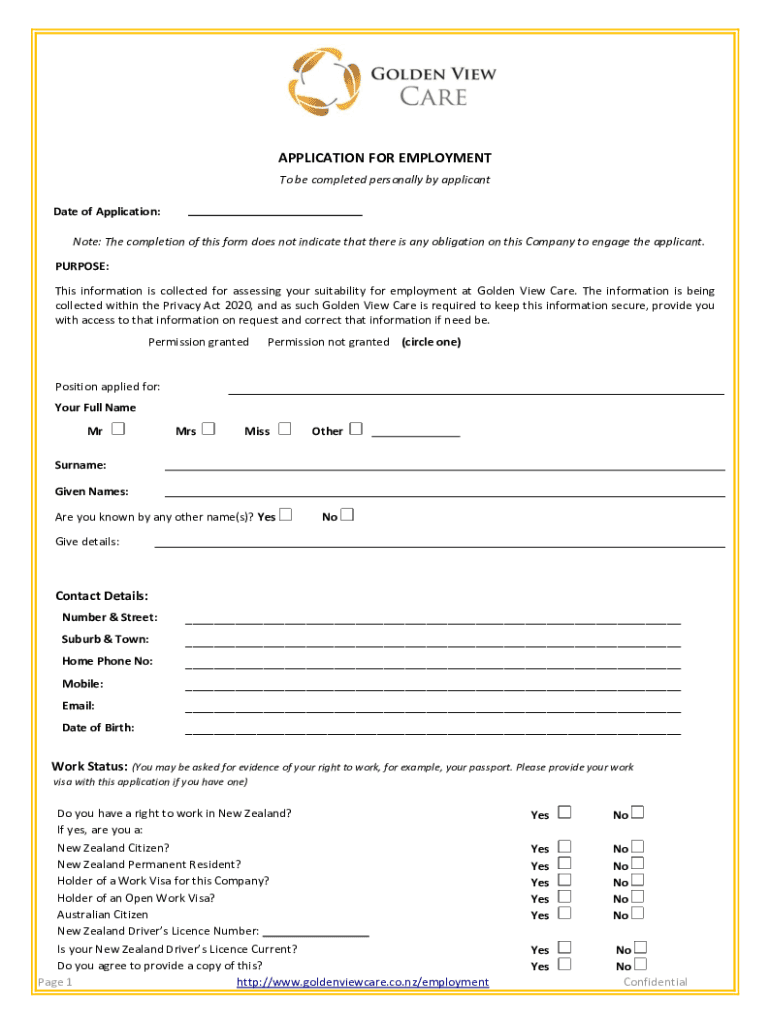 Fillable Online Applying for Employment at DIA Fax Email Print - pdfFiller