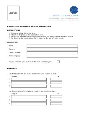 Fillable Online Candidate Attorney Application form 2021.xls-Compatibility Mode Fax Email Print ...