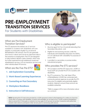 Fillable Online Notice of Interpretation: Pre-Employment Transition ...