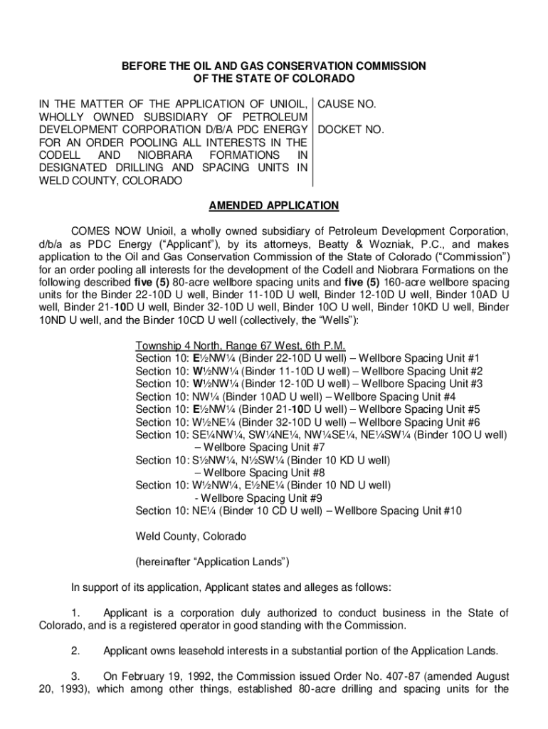 Fillable Online cogcc state co Colorado's SB 19-181 and the COGCC Rules are First of ... Fax ...