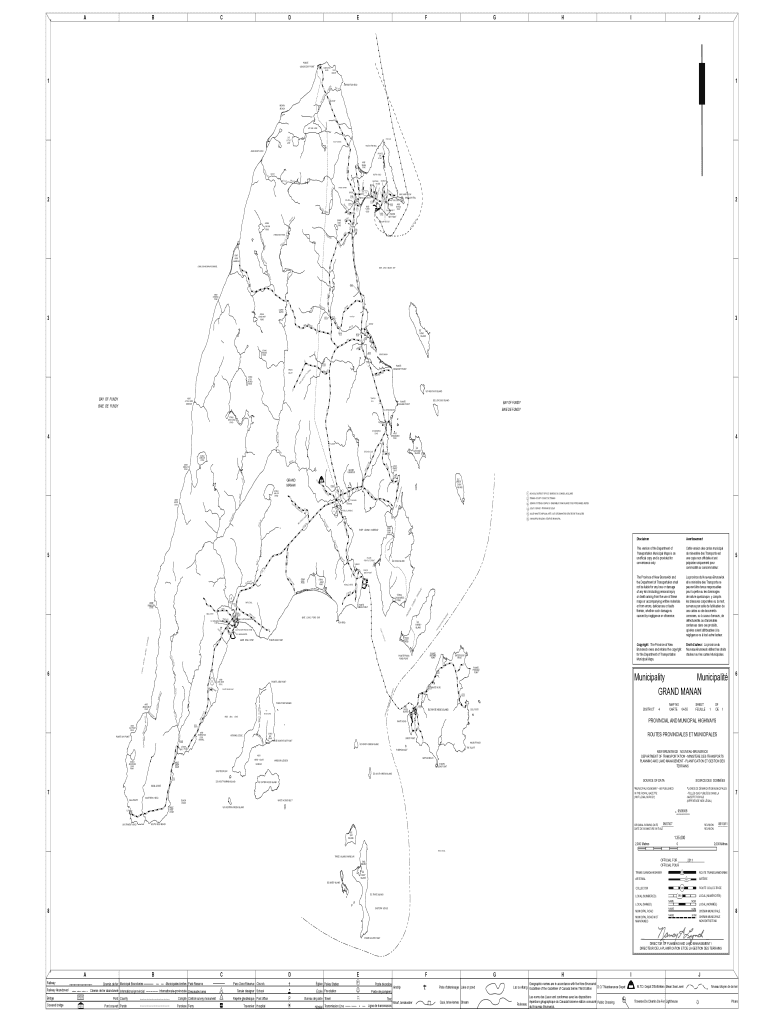 Fillable Online Designated Highways Maps - NB Department of ... Fax ...