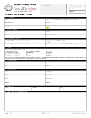 Fillable Online Tzeachten First Nation Tax (Tzeachten Sales Tax) Fax ...