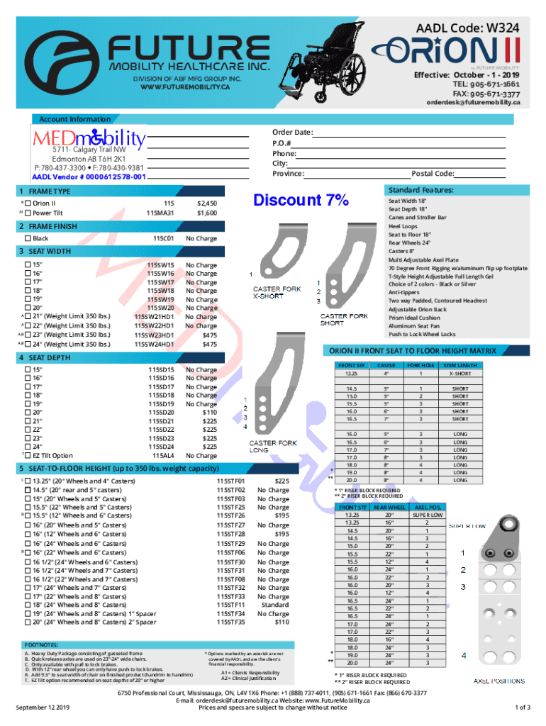 Fillable Online Product Information and Order Forms Fax Email Print ...