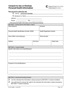 Fillable Online SOME PERSONAL INFORMATION & CONSENT FORM Fax Email ...
