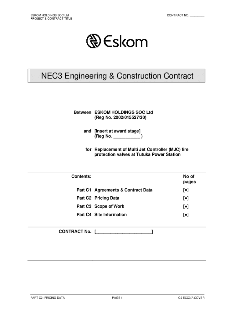 Fillable Online South Africa - ESKOM II Power project - AfDB Data ...