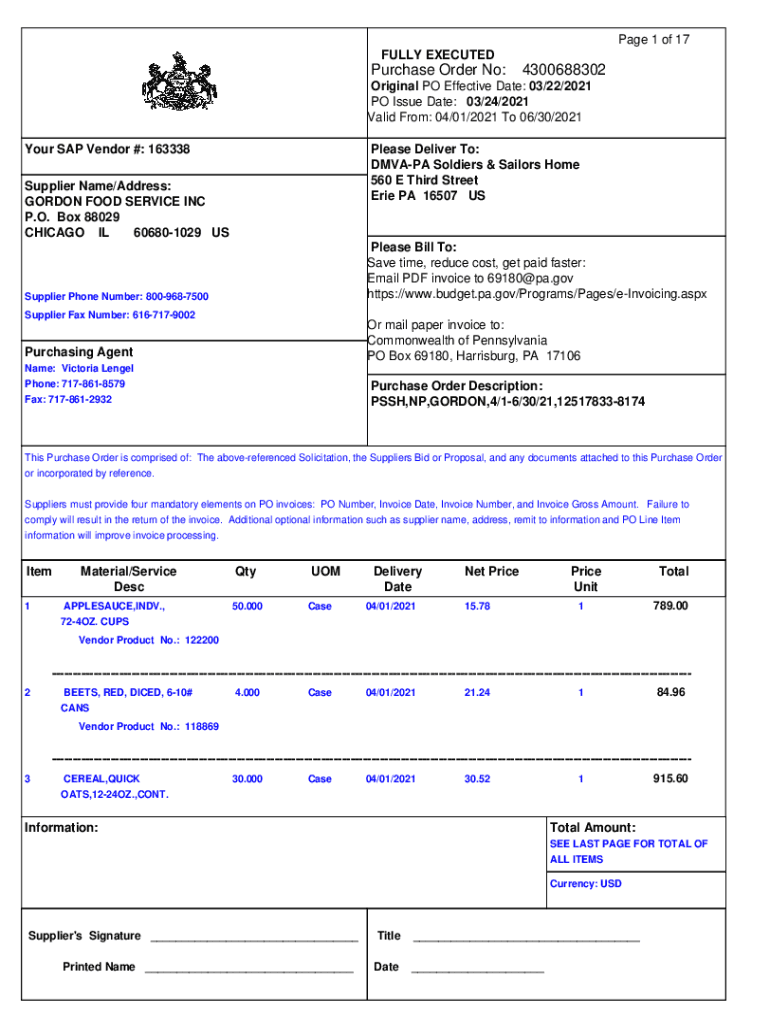 Fillable Online PRO's and CONS' for PO closing process in ECC 6.0 Fax ...