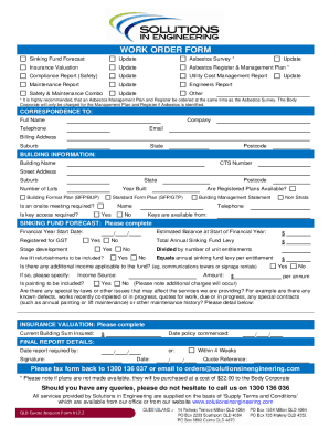 Fillable Online 92 Work Order Forms page 3 - Free to Edit, Download ...
