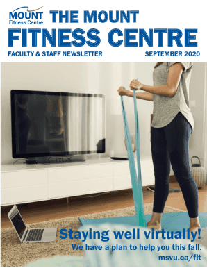 Fillable Online Overview : ECU Sport and Fitness Centre : Our services ...