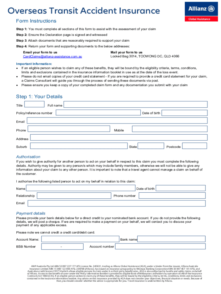 Fillable Online notice of claim form Fax Email Print - pdfFiller