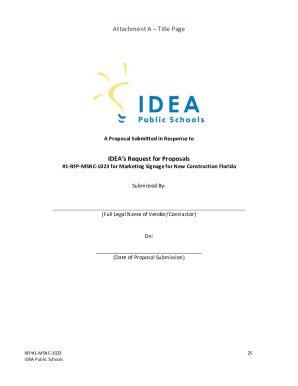 Fillable Online #1-RFP-MSNC-1023 Florida Fax Email Print - pdfFiller