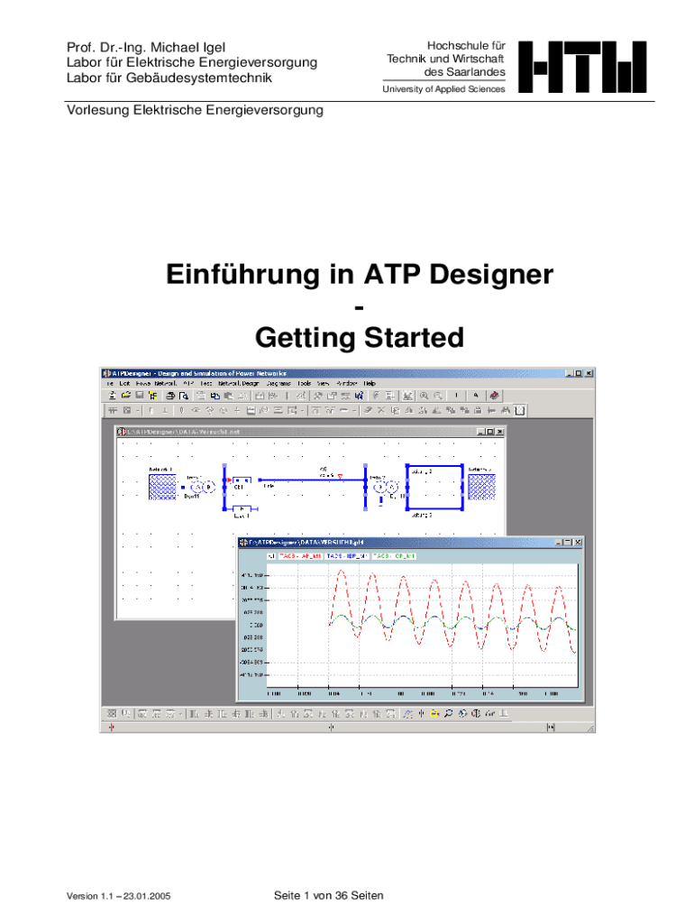 Ausfüllbar Online Einfhrung in ATP Designer - Getting Started Fax Email Drucken - pdfFiller