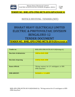 Fillable Online BHARAT HEAVY ELECTRICALS LIMITED Company Profile Fax Email Print - pdfFiller