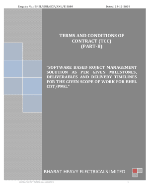 Fillable Online technical conditions of contract (tcc) Fax Email Print ...