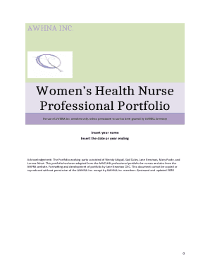 Fillable Online How To Make An Impressive Professional Nursing ...