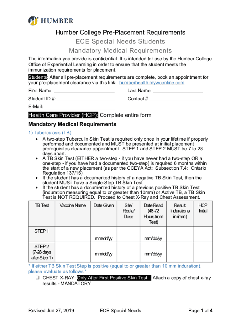 Fillable Online ECE-Special-Needs-Medical-Requirements Fax Email Print ...