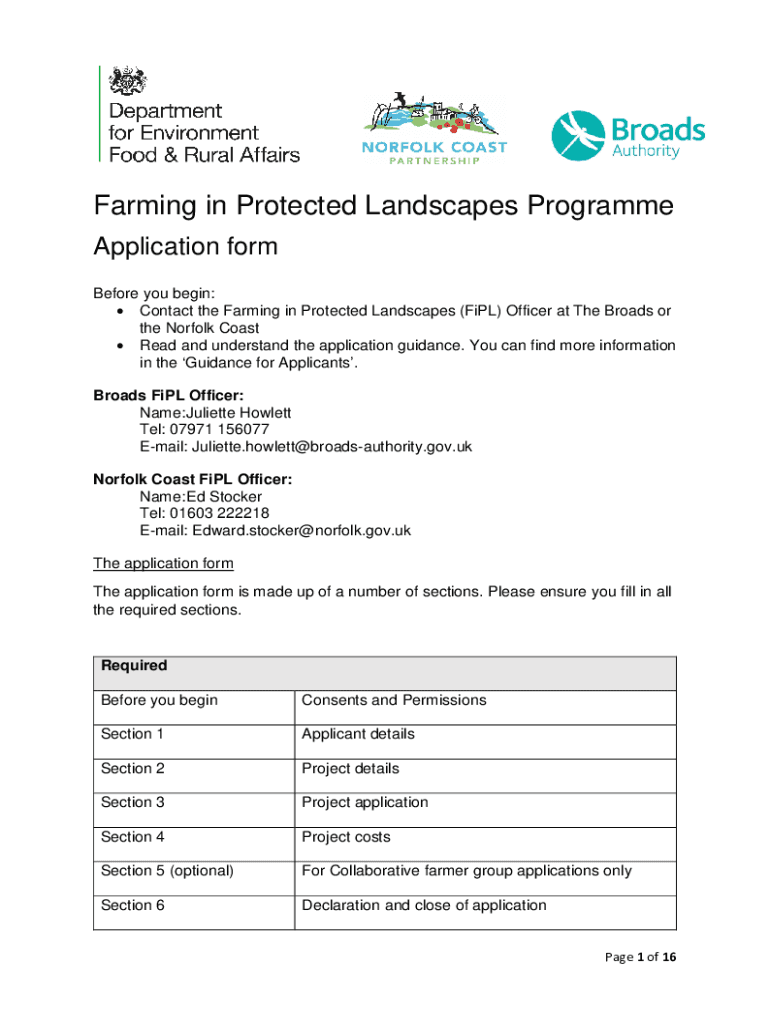 Fillable Online Annex G - Application Template - Broads and Norfolk ...