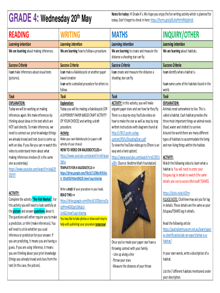 Fillable Online Fun writing activities or prompts for 4th grade? : r ...