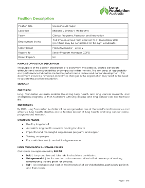 Fillable Online Job Description - General Service (GS) Roster for ...