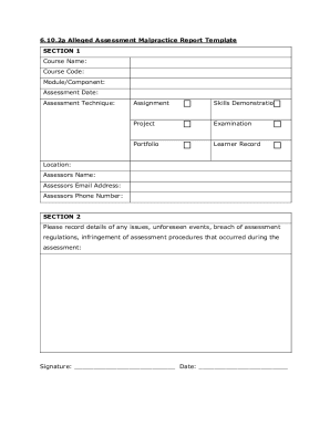 Fillable Online Appendix 1 Suspected learner malpractice notification ...