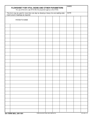 Fillable Online armypubs army Vital Sheet Form - Fill Out and Sign ...