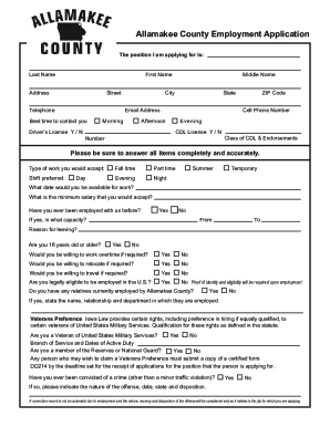 Fillable Online County Job Application :: Flathead County Fax Email ...