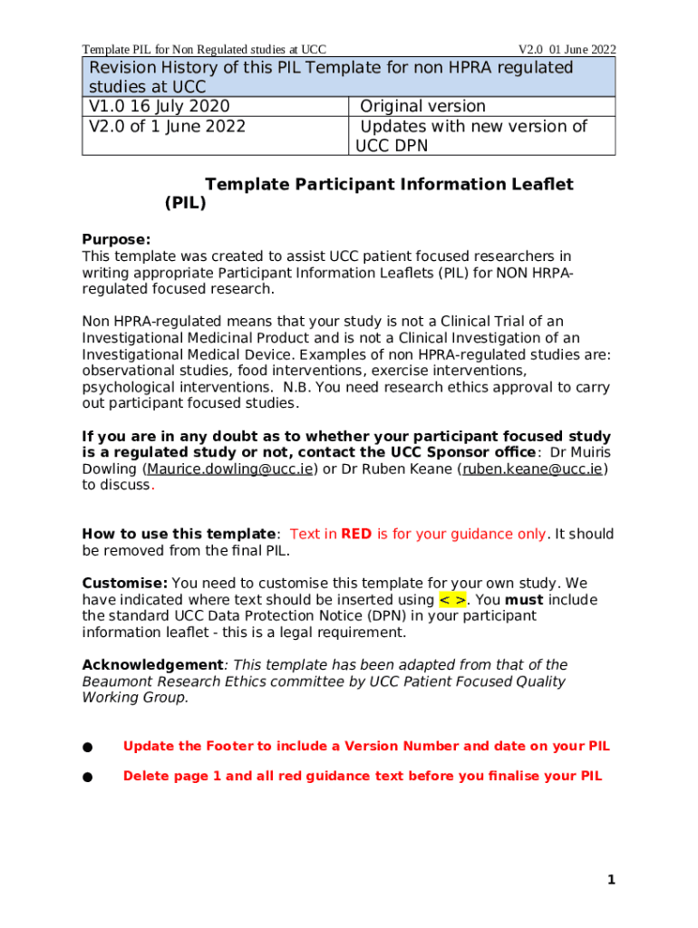 Guidance Notes for Clinical Studies Data Protection Notice ... Doc ...