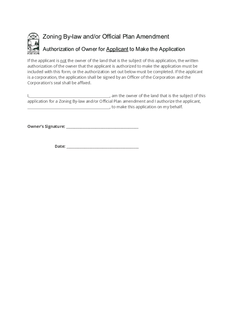Fillable Online Application-for-Official-Plan-Amendment-and-or-Zoning ...