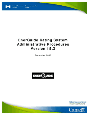 Fillable Online EnerGuide-Rating-System-Administrative-Procedures ...