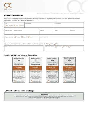 Fillable Online Privacy Statement - the Alpha Technologies Fax Email Print - pdfFiller