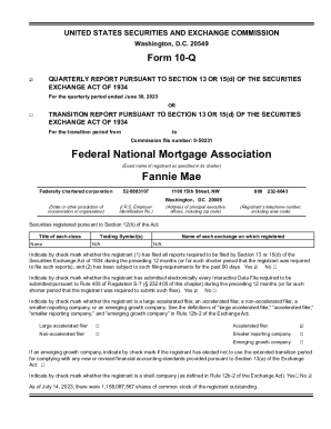 Fillable Online Form 10-Q Second Quarter 2023. Form 10-Q Second Quarter ...