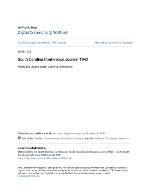 Fillable Online Methodist Conference Journals - Digital CommonsWofford ...