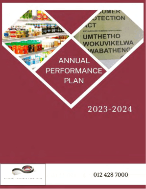 Fillable Online annual performance plan 202223 - 202425 Fax Email Print ...