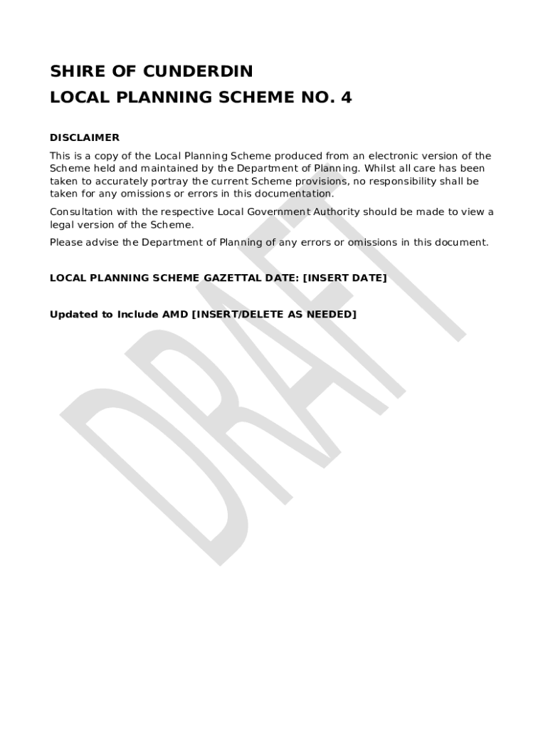 Local Planning Scheme No. 9 (DRAFT for advertising) Doc Template ...