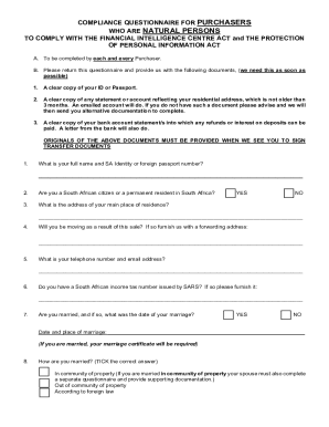 Fillable Online risk and compliance return questionnaire. Fax Email ...