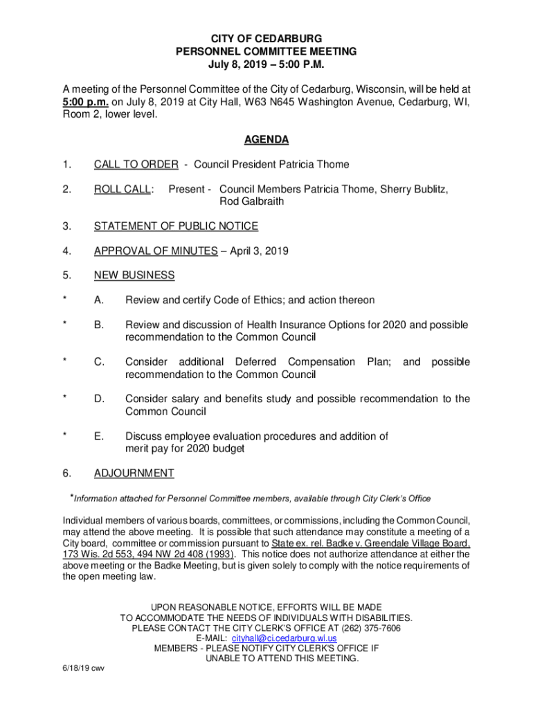 Fillable Online Cedarburg Police Department Fax Email Print - pdfFiller