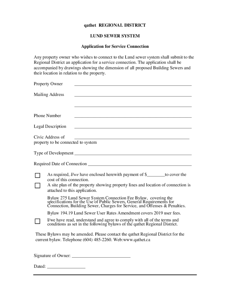 Fillable Online Property Taxes - City of Powell River Fax Email Print ...