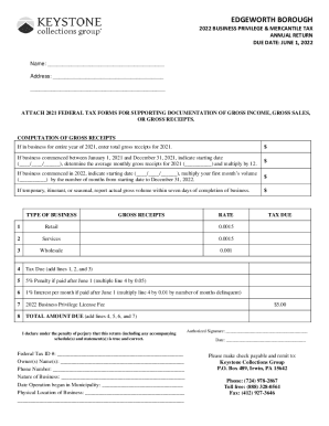 Fillable Online BUSINESS-PRIVILEGE-TAX-FORM-2022. ... Fax Email Print ...