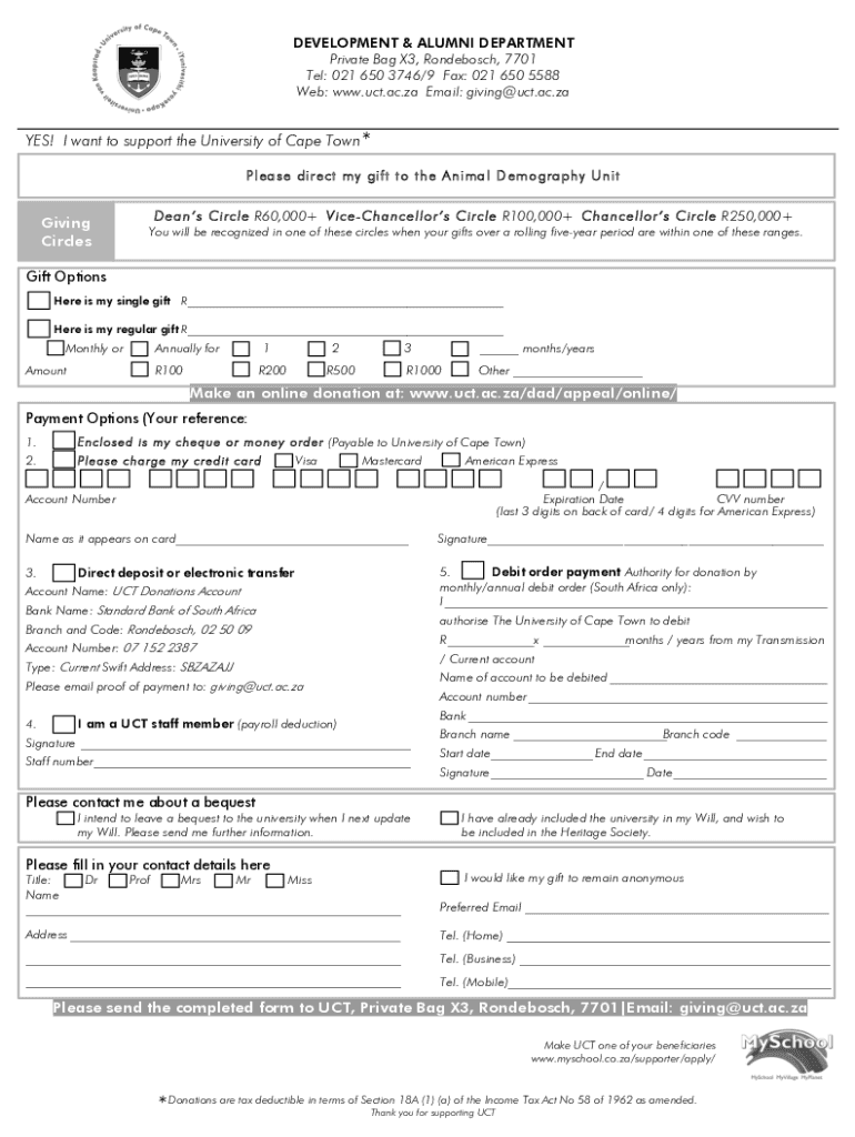 Fillable Online ADU pledge form.docx Fax Email Print - pdfFiller