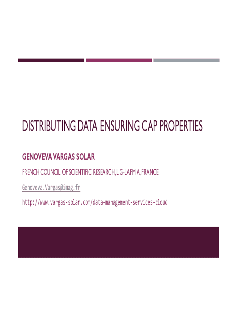 Fillable Online Genoveva vargas solar French National Centre for ...