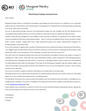 Fillable Online Third Party Provider Consent Form Fax Email Print - pdfFiller