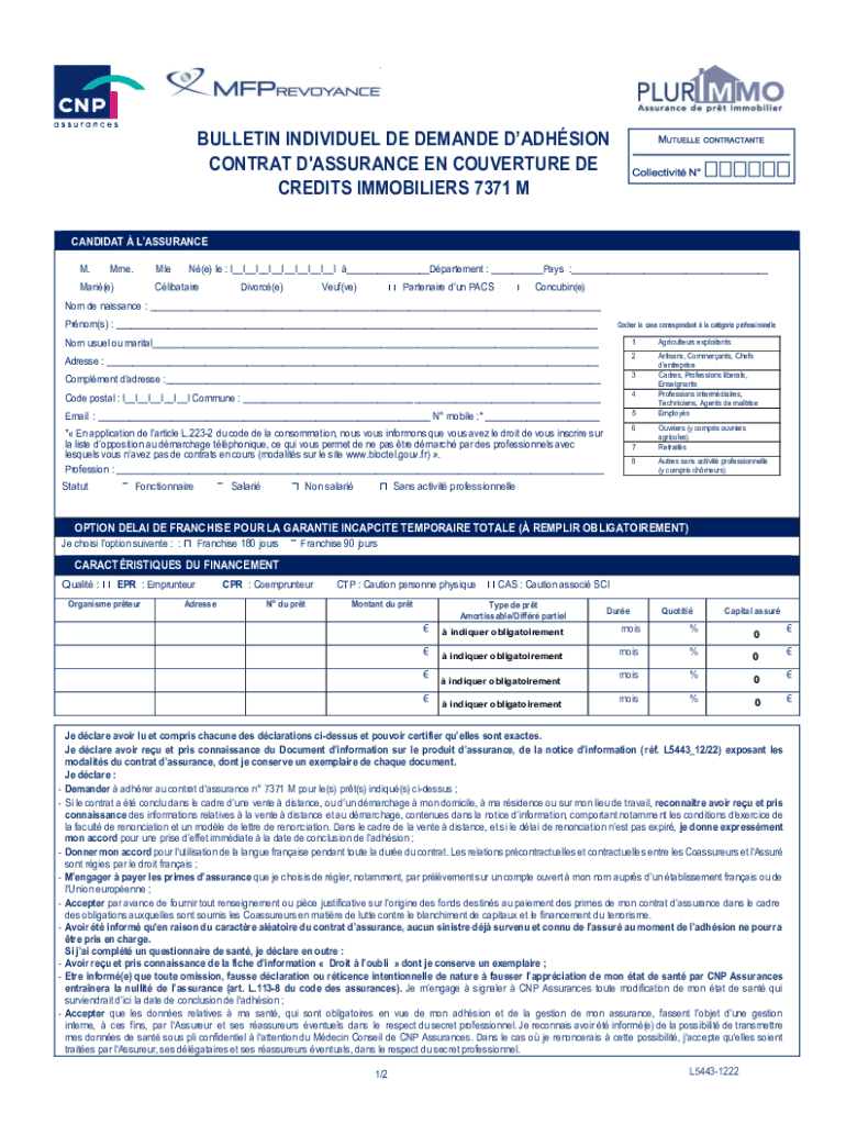 Remplissable En Ligne Que faut-il savoir sur l'assurance emprunteur Fax Email Imprimer - pdfFiller