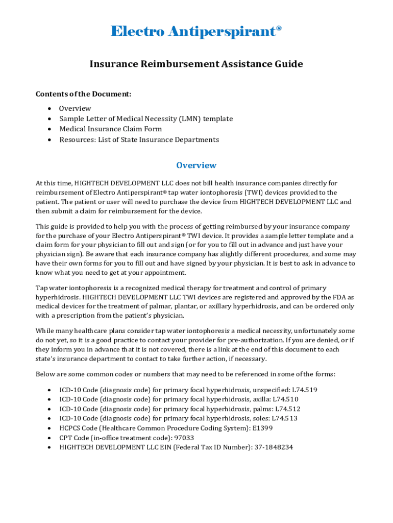 Fillable Online Free Sample Medical Claim Letter to Company Fax Email ...