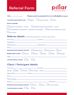 Fillable Online Request for Family Peer Support Services Fax Email ...