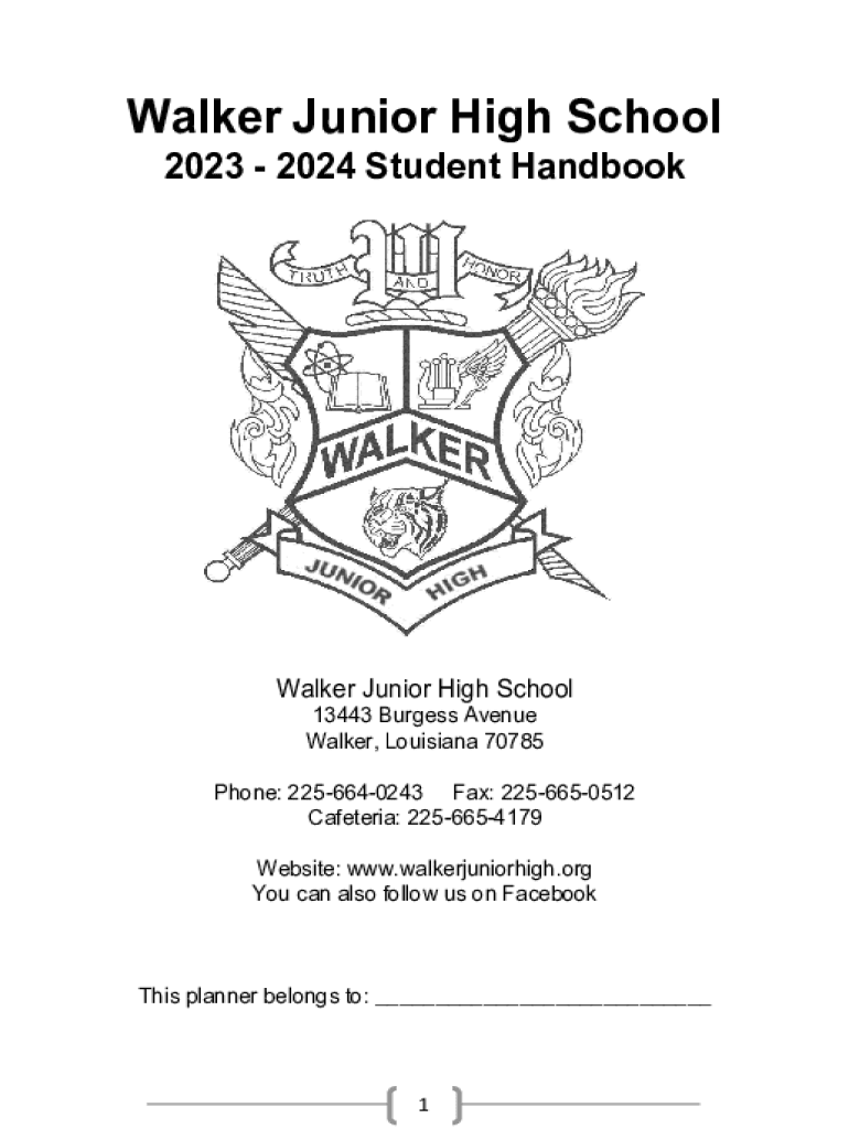 Fillable Online Walker JHS - Anaheim Union High School District Fax ...