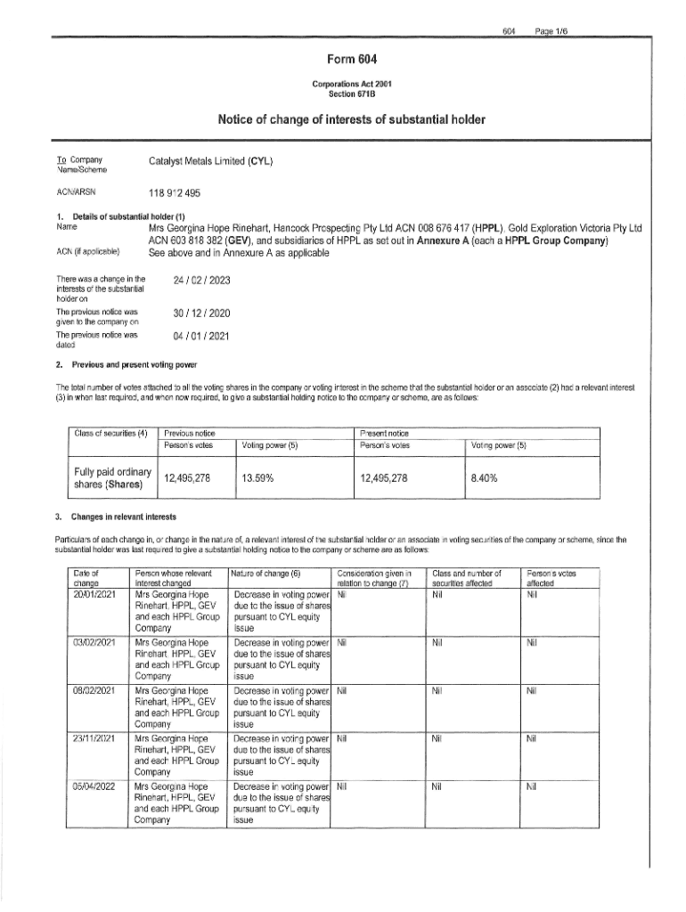 Fillable Online Pa e 1/6 Fax Email Print - pdfFiller
