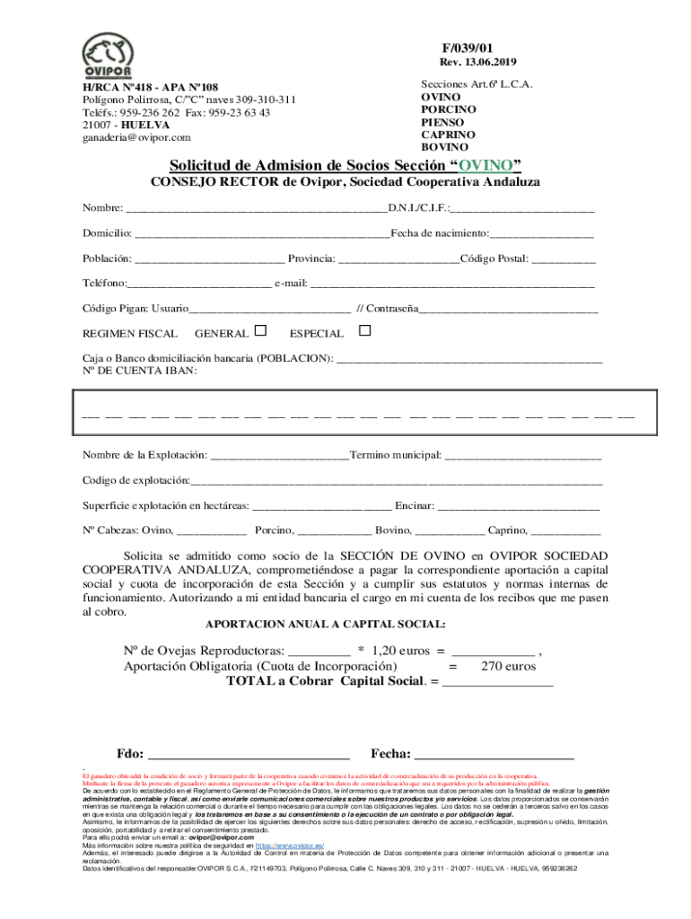 Completable En línea normas de funcionamiento interno de la seccion de bovino ... Fax Email ...