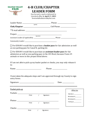 Fillable Online 4-H Forms & News - Cornell Cooperative Extension Fax ...