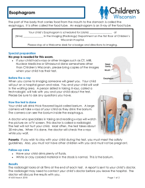 Fillable Online Esophagram Test: Procedure, Preparation & What it Is ...